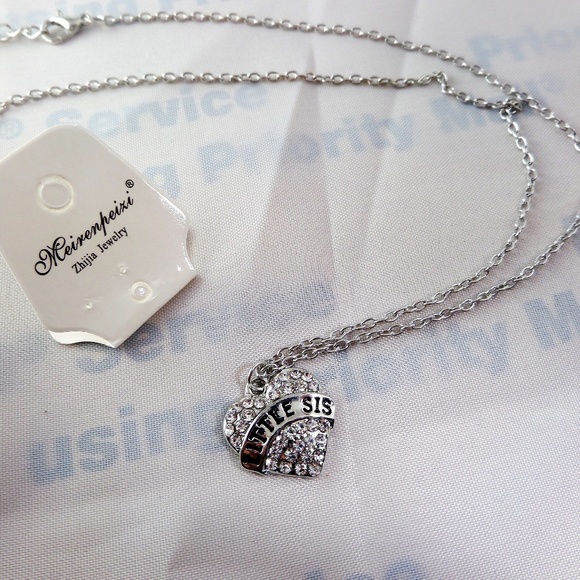 wicked legit creations | Jewelry | Nwt Big Middle Little Sis Necklace ...
